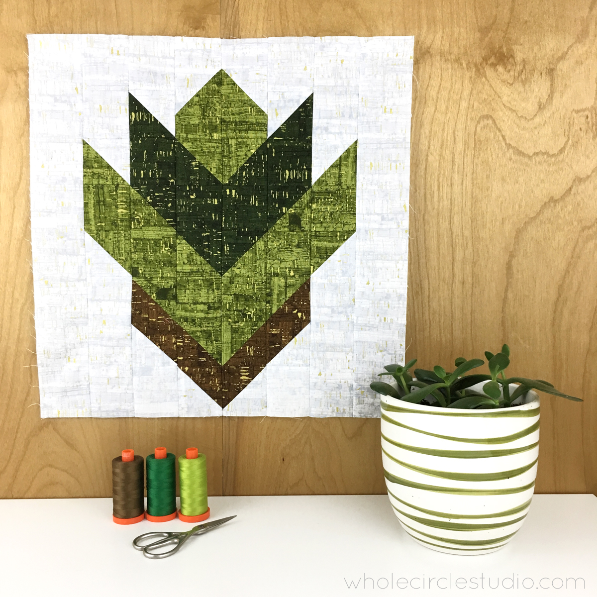 Leaf Peepers Quilt Along week 2 - whole circle studio