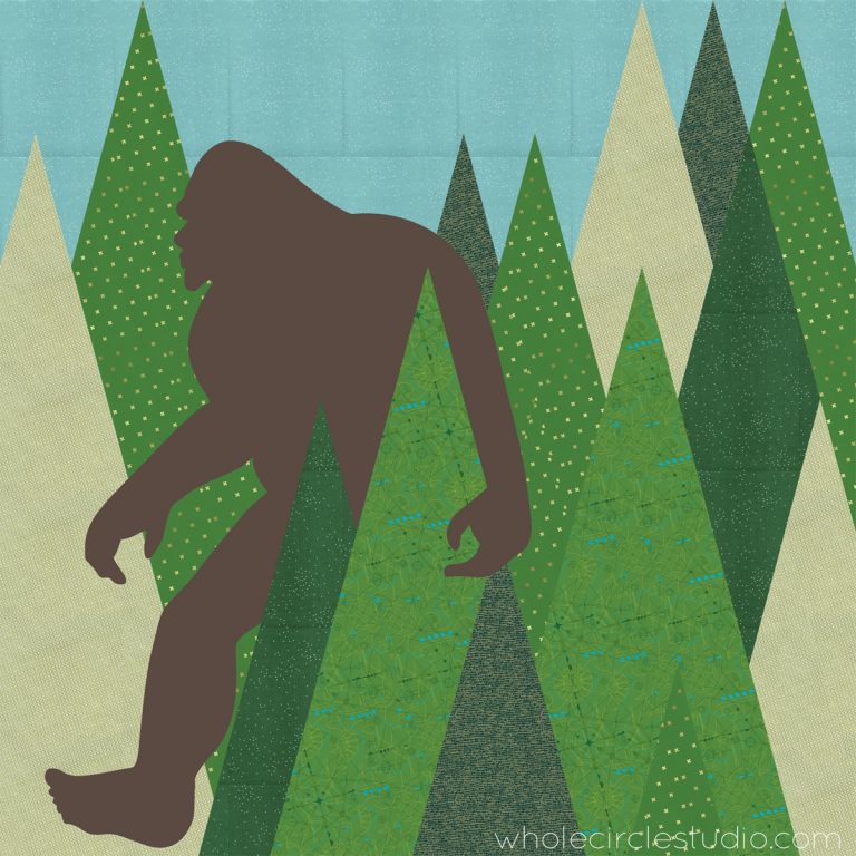 behind the scenes: Sasquatch quilt, a special bigfoot commissioned ...