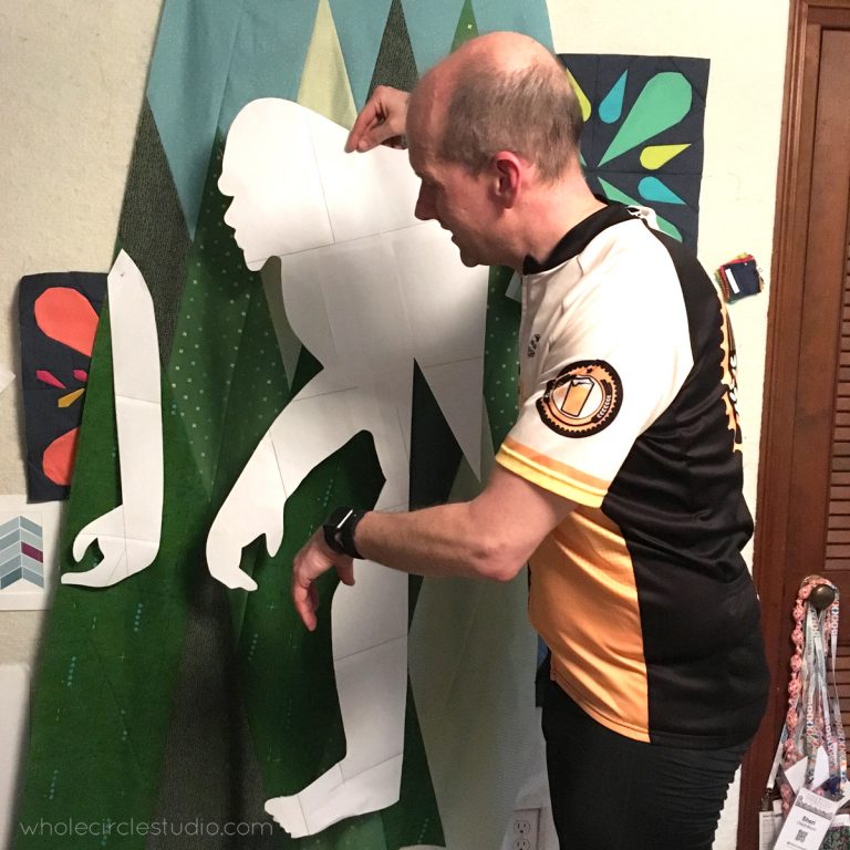 behind the scenes: Sasquatch quilt, a special bigfoot commissioned ...