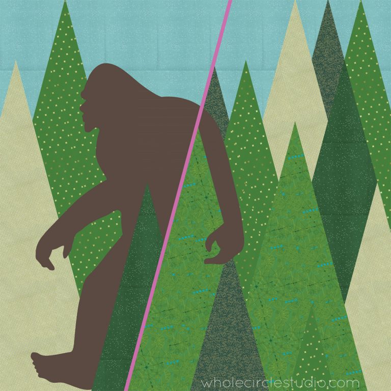 behind the scenes: Sasquatch quilt, a special bigfoot commissioned ...