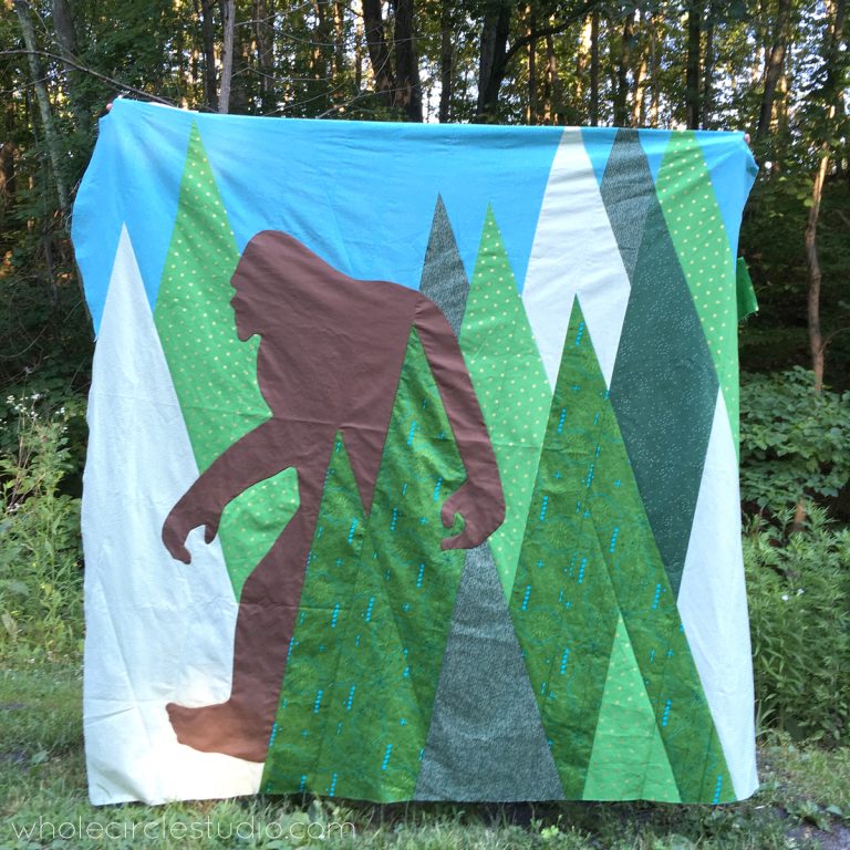 behind the scenes: Sasquatch quilt, a special bigfoot commissioned ...