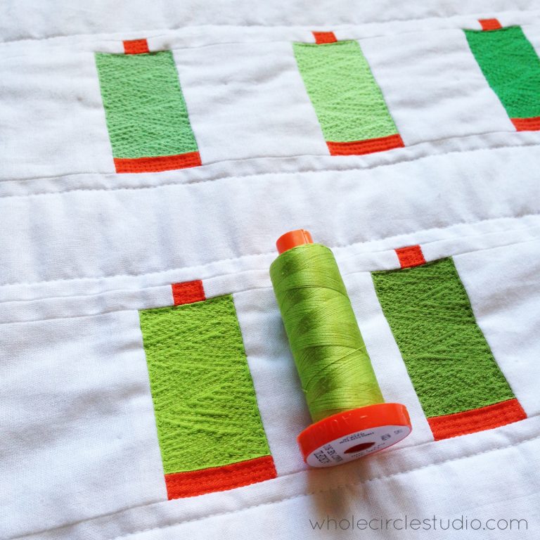 3 of the Best Thread Weights for Piecing and Quilting - whole circle studio