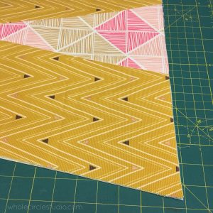 reversible wedge table runner pattern - whole circle studio