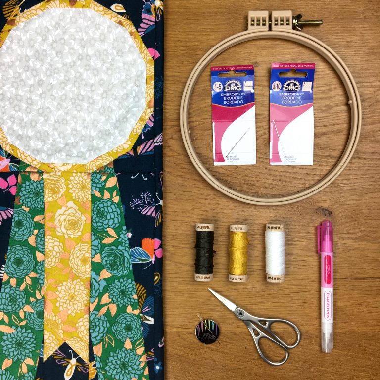 adding embroidery to your quilt blocks(a tutorial) – whole circle studio