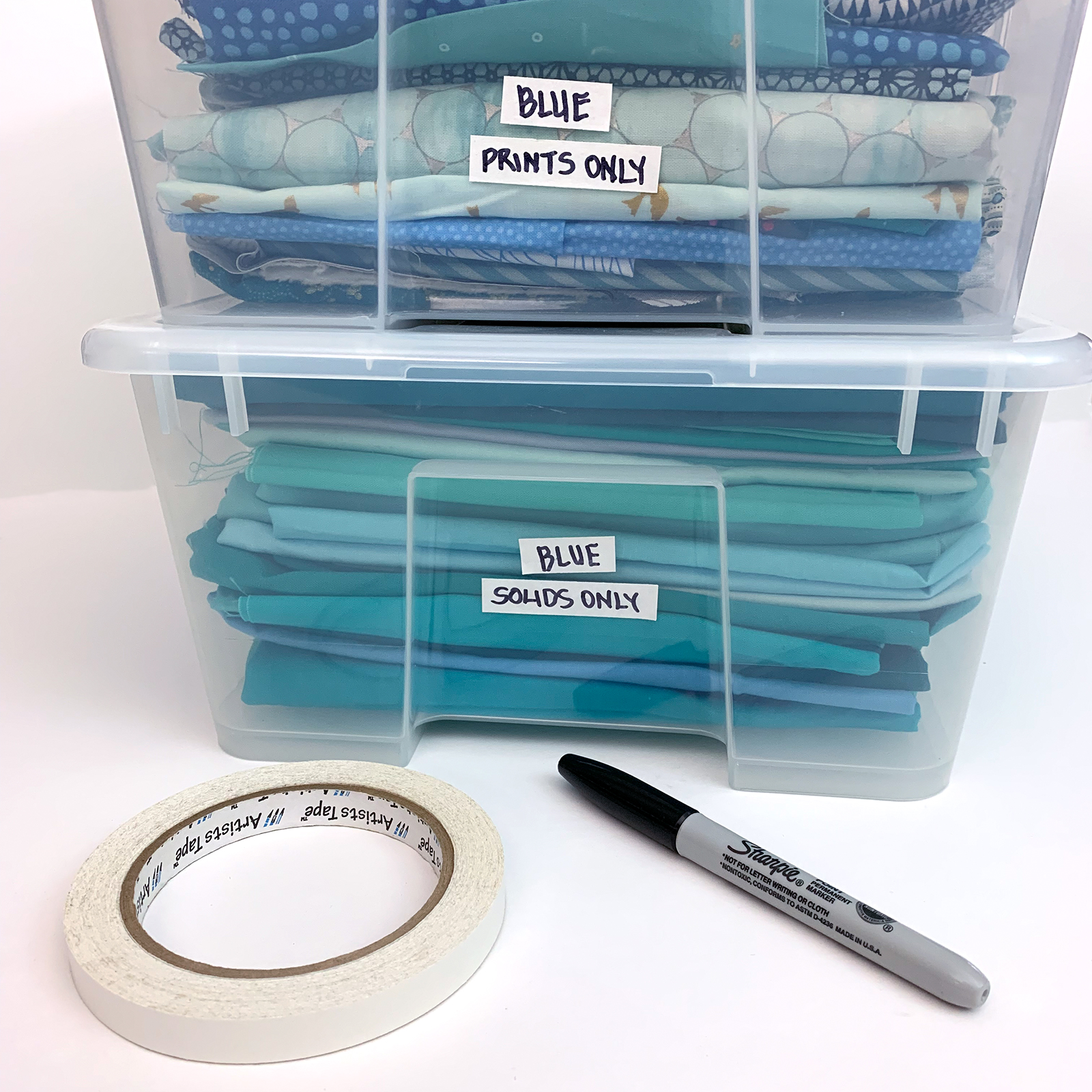 7 ways I re-organized my fabric - whole circle studio
