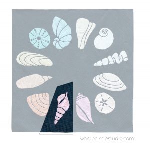Shoreline Shells BOM Block 1: tulip shell - whole circle studio