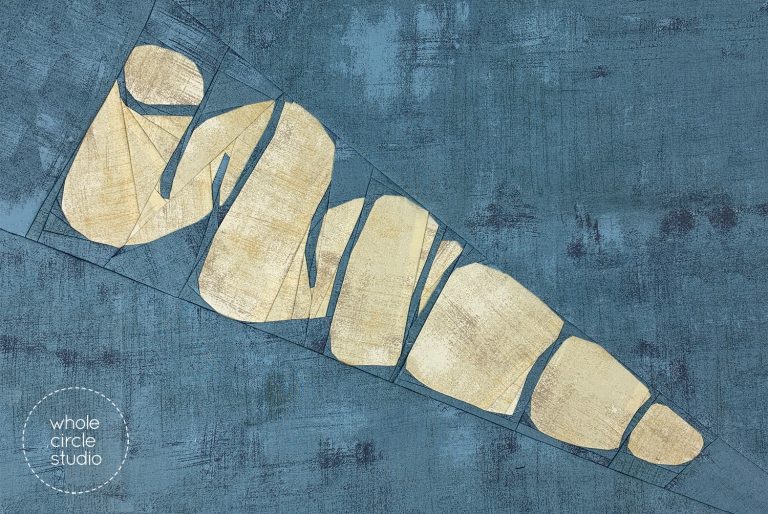 Shoreline Shells BOM Block 9: worm shell - whole circle studio