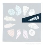 Shoreline Shells BOM Block 9: worm shell - whole circle studio