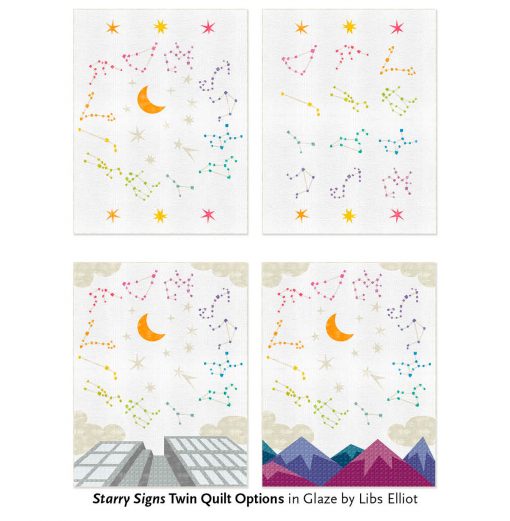The Ultimate Fabric Inspiration Guide to the Starry Signs Block of the Month - whole circle studio
