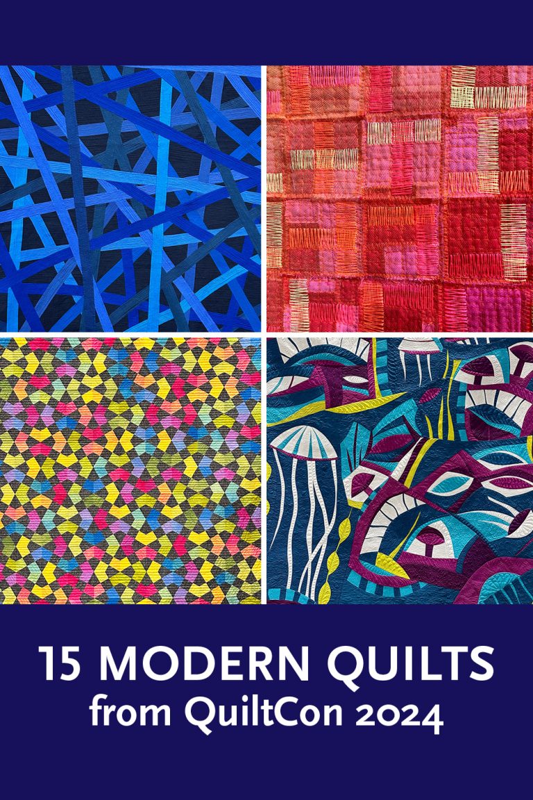 15 Modern Quilts from QuiltCon 2024 to Inspire Quilters! - whole circle ...