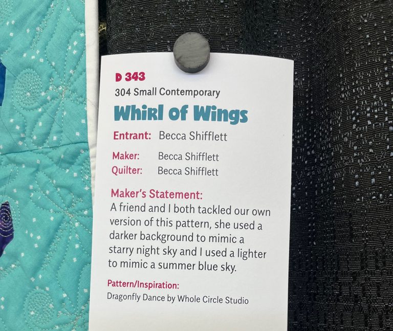 From Quilt Pattern to Quilt Show: an Inspiring Dragonfly Dance made by ...