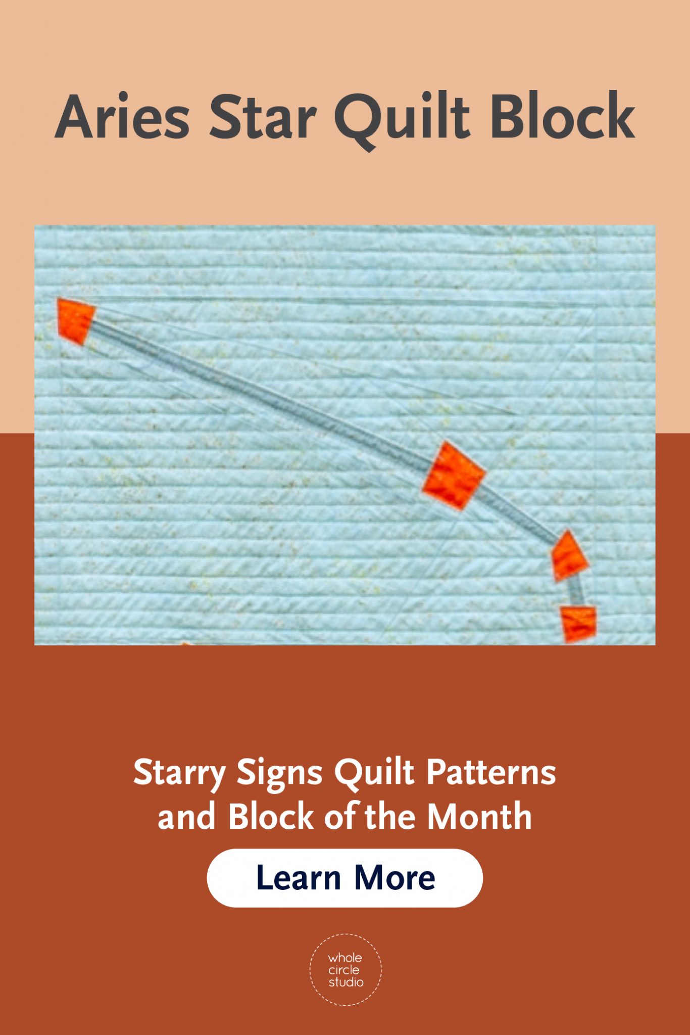 Starry Signs Block of the Month: Quilt Block 4 — Aries Constellation ...