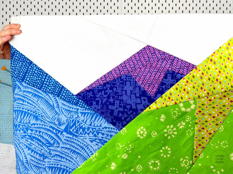 Large Scale Foundation Paper Piecing Video Tutorial - whole circle studio