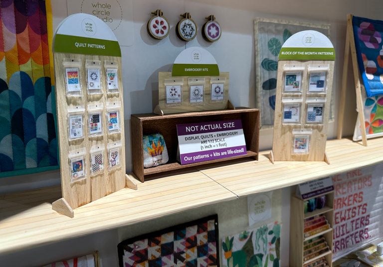 How I Made a Modern Miniature House Quilt Studio (and Why!) - whole ...