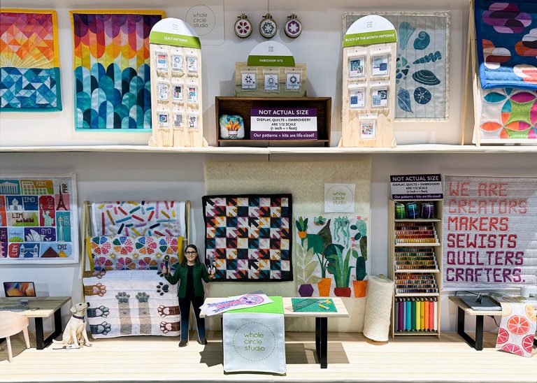 How I Made a Modern Miniature House Quilt Studio (and Why!) - whole ...