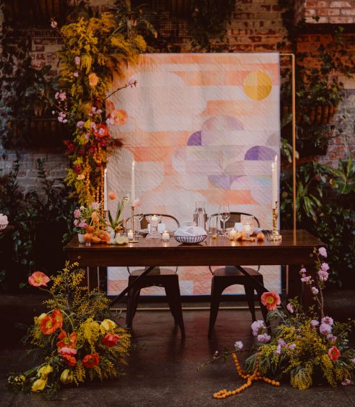 Modern Wedding Quilt Inspiration: Chanelle's Big Island Sky Quilt ...