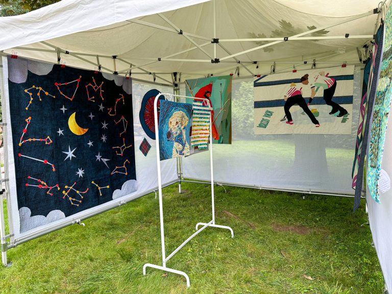 Art Quilts on Display: Hang a Quilt Day 2025 - whole circle studio