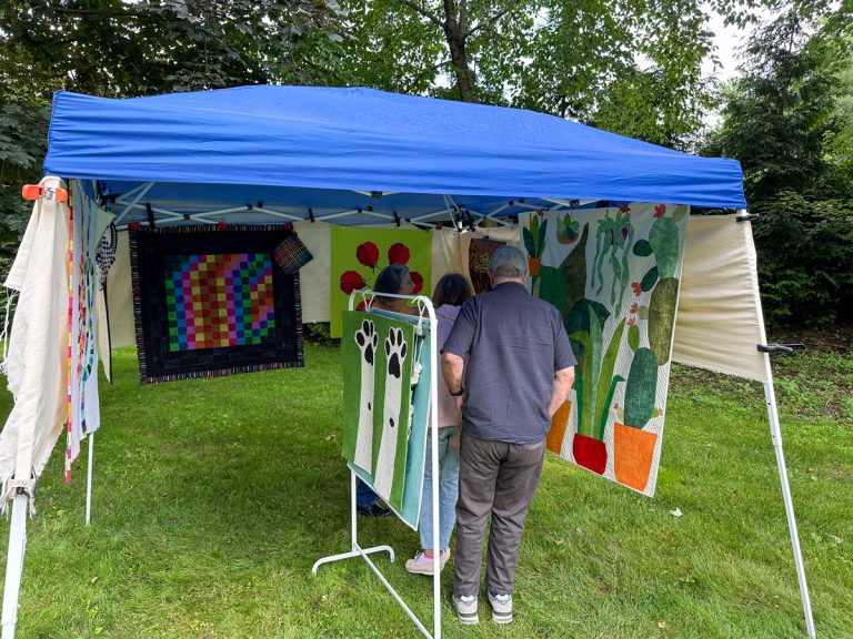 Art Quilts on Display: Hang a Quilt Day 2025 - whole circle studio