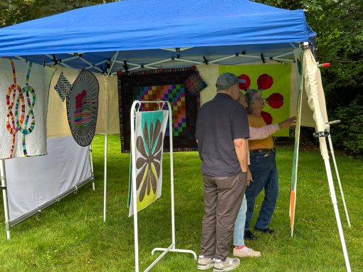 Art Quilts on Display: Hang a Quilt Day 2025 - whole circle studio